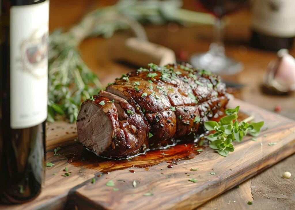 Quelle cuisson pour un rôti de cerf mariné au vin rouge